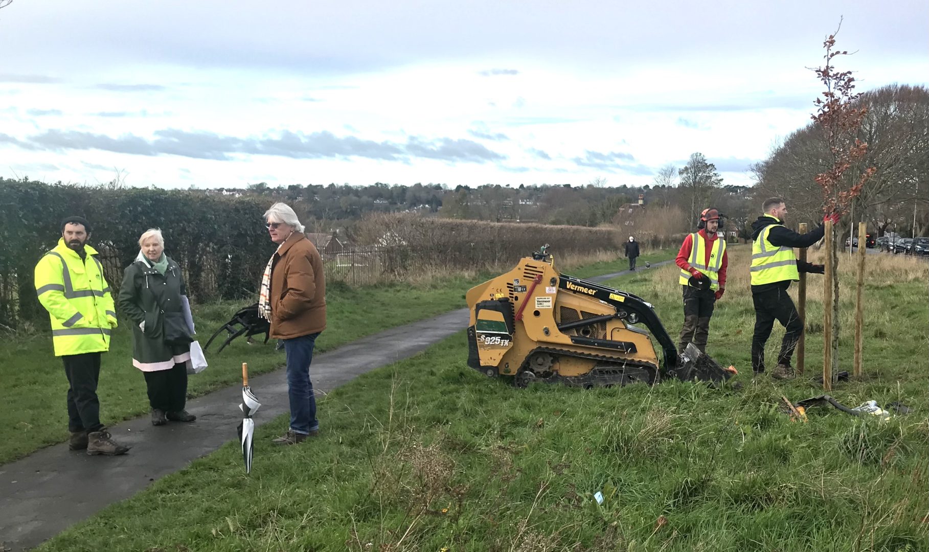 Celebrating new trees for Surrenden Road, Brighton - CPRE Sussex